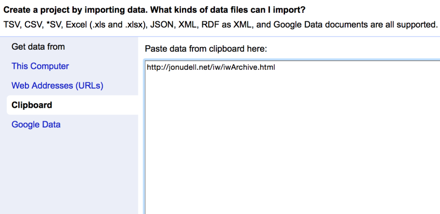 Using OpenRefine to manipulate HTML | Overdue Ideas