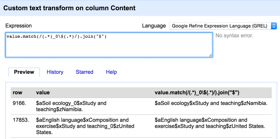 A worked example of fixing problem MARC data: Part 4 – OpenRefine | Overdue Ideas